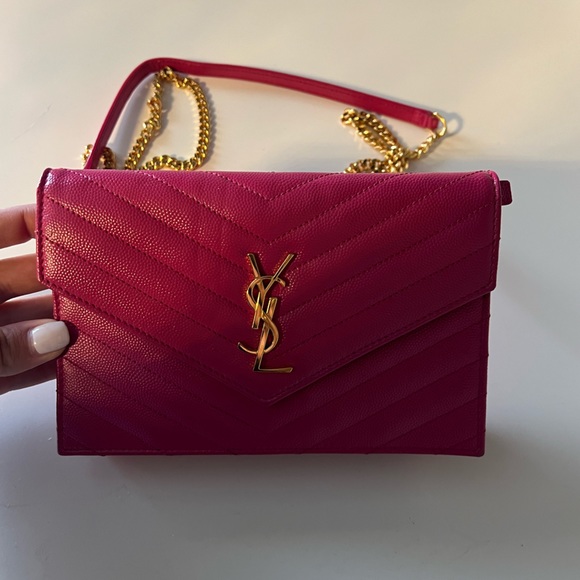 Yves Saint Laurent | Bags | Ysl Classic Monogram Wallet On Chain | Poshmark
